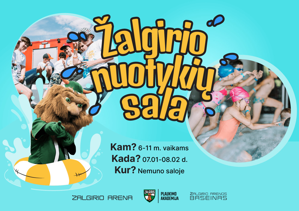 Vasaros stovykla - „Žalgirio“ arenos baseinas